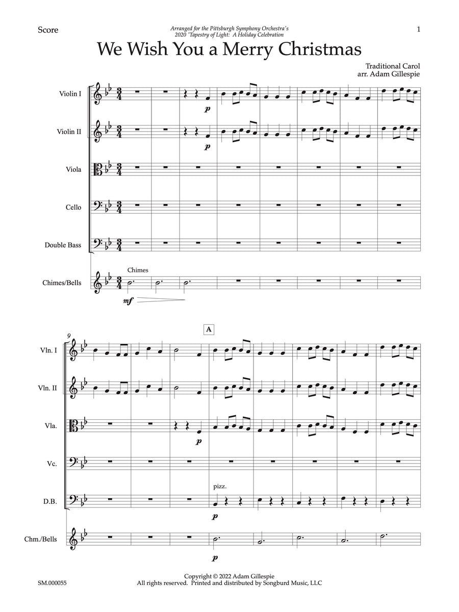 We Wish You A Merry Christmas Violin Sheet Music